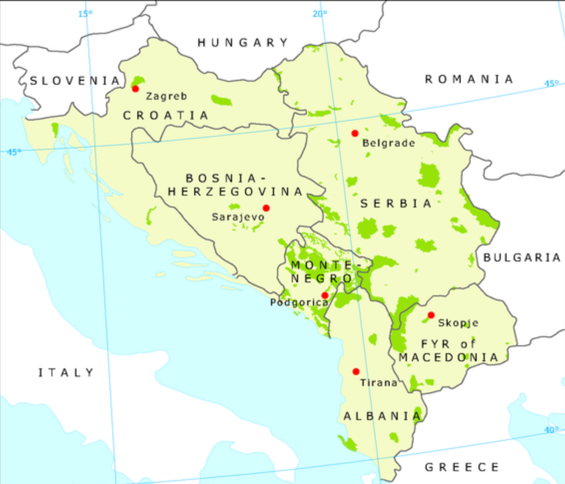 Balkan Map 2022